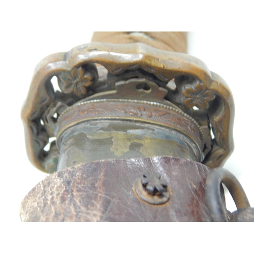 A 17th/18th Century Japanese Samurai Sword with early Signed Tang & 2 ...