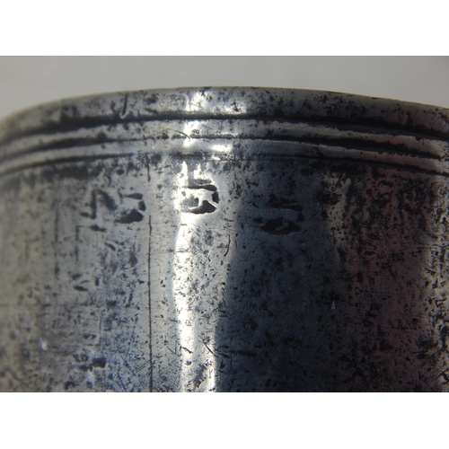 19th Century Pewter Half Pint Ale Beaker by J. Aldeston with WR ...