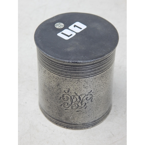 19th Century Pewter Half Pint Ale Beaker by J. Aldeston with WR ...