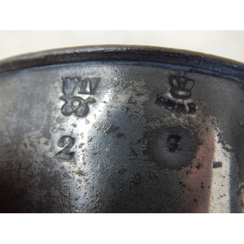 19th Century Pewter 1 Pint Tankard c.1826 with Touch Marks (Please See ...