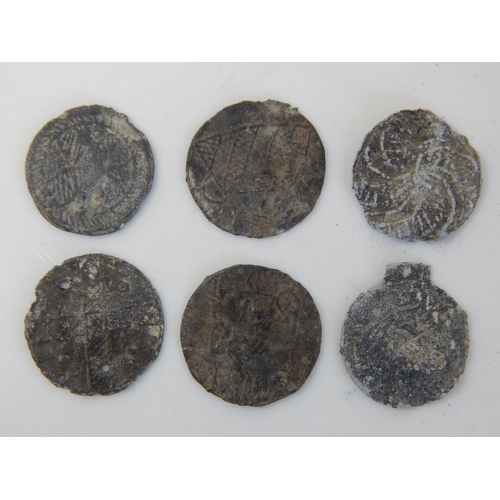 Medieval 13th Century Pilgrim Tokens (6)