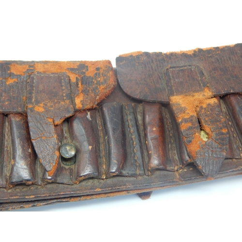 WW1 (stamped Ottawa 1915) Canadian .303 Bandolier. Understood to be ...