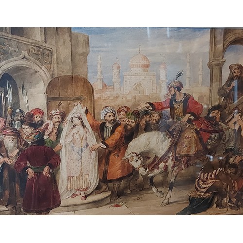 Francis Phillip Stephanoff, An Eastern Market with figures and traders ...