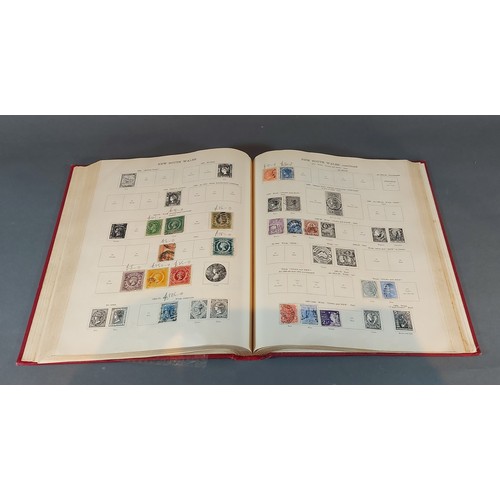 The New Ideal Postage Stamp Album containing stamps of the world