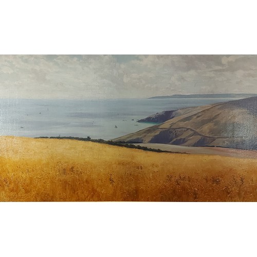 William Biscombe Gardner, coastal scene, oil on canvas, signed and ...