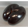 A large unworked Coco De Mer nut, (Lodoicea Maldivica), 36cms long