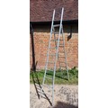 A large Gravity Ladders aluminium folding step ladder