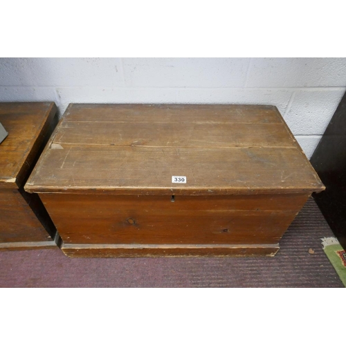 Small blanket box - Approx L: 80cm x W: 43cm x H: 40cm