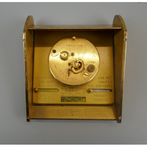 Imhof Swiss 8 day calendar clock