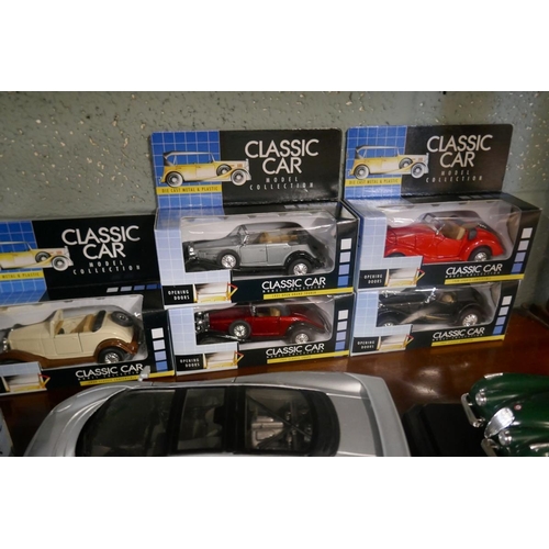 Collection of classic car scale models buy Burago