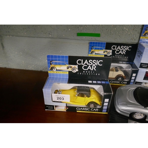 Collection of classic car scale models buy Burago