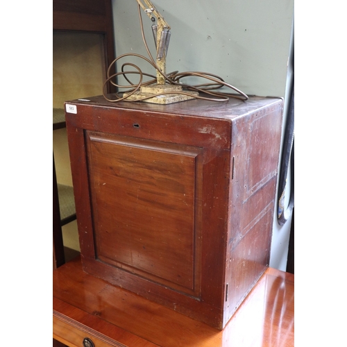 Ship's chart cabinet - Approx W: 48cm D: 34cm H: 52cm