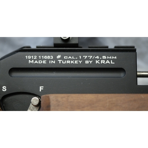 Kral Puncher NP02 .177 cal pre-charged air rifle with bag, magazines ...