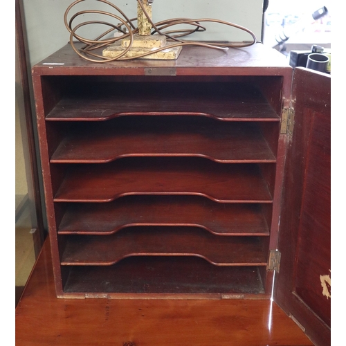 Ship's chart cabinet - Approx W: 48cm D: 34cm H: 52cm