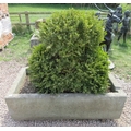 Large natural stone trough - Height: 40cm Width 140cm Depth: 77cm