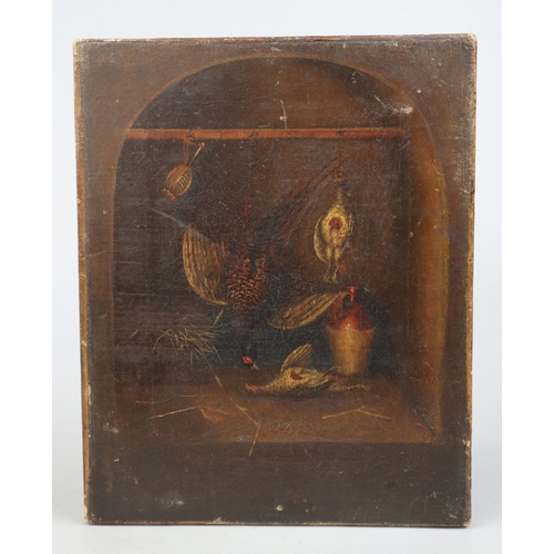 Pair of oils on canvas still life game - by Benjamin Blake (1757 - 1830)