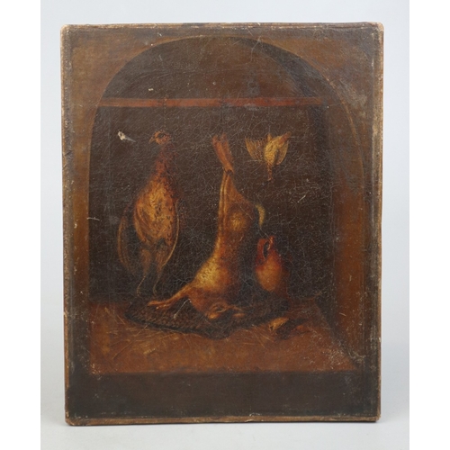 Pair of oils on canvas still life game - by Benjamin Blake (1757 - 1830)