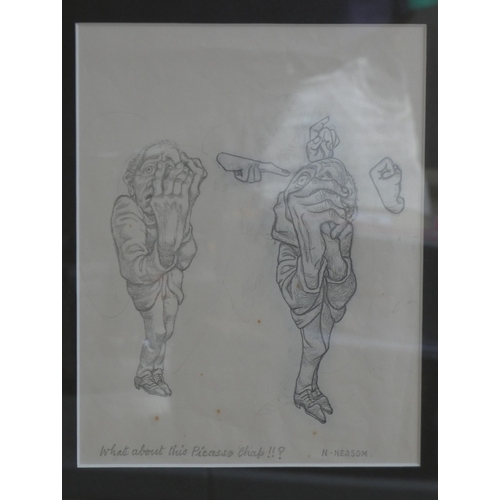 Original pencil sketch by Norman Neasom