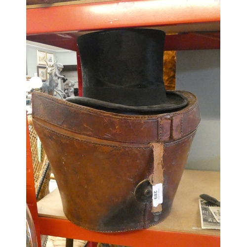 2 top hats together with a top hat box