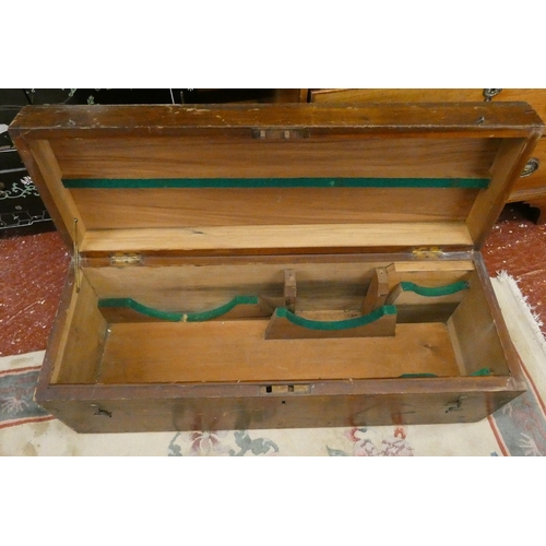 Wooden box marked County of Worcester for the Ceremonial Mace
