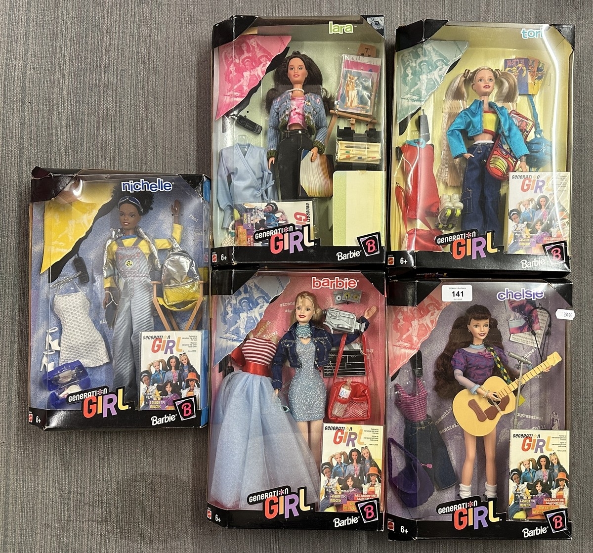 Collection of Barbie Generation Girl dolls in original unopened packaging