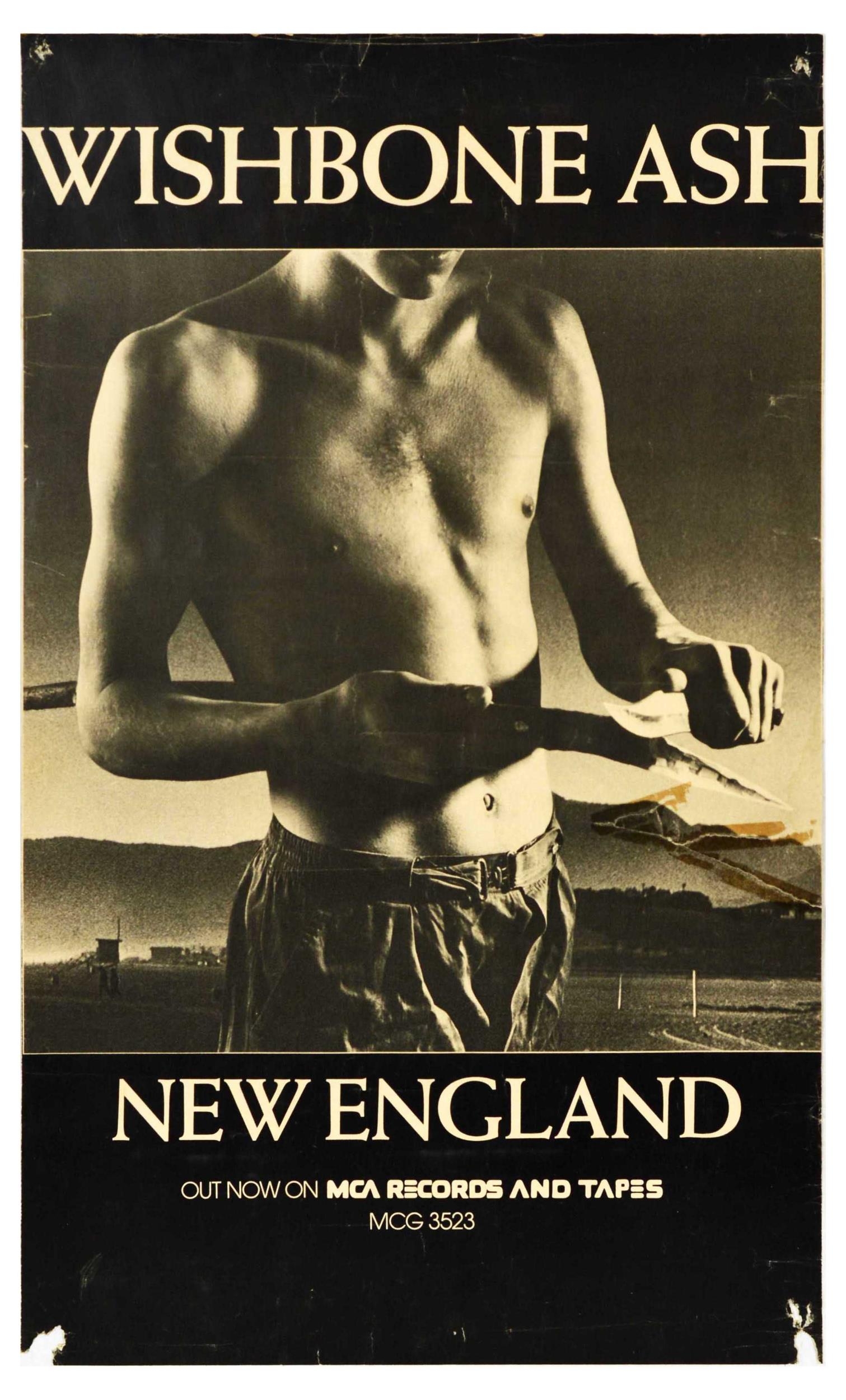 Advertising Poster Wishbone Ash New England Rock Band Album Art Music ...