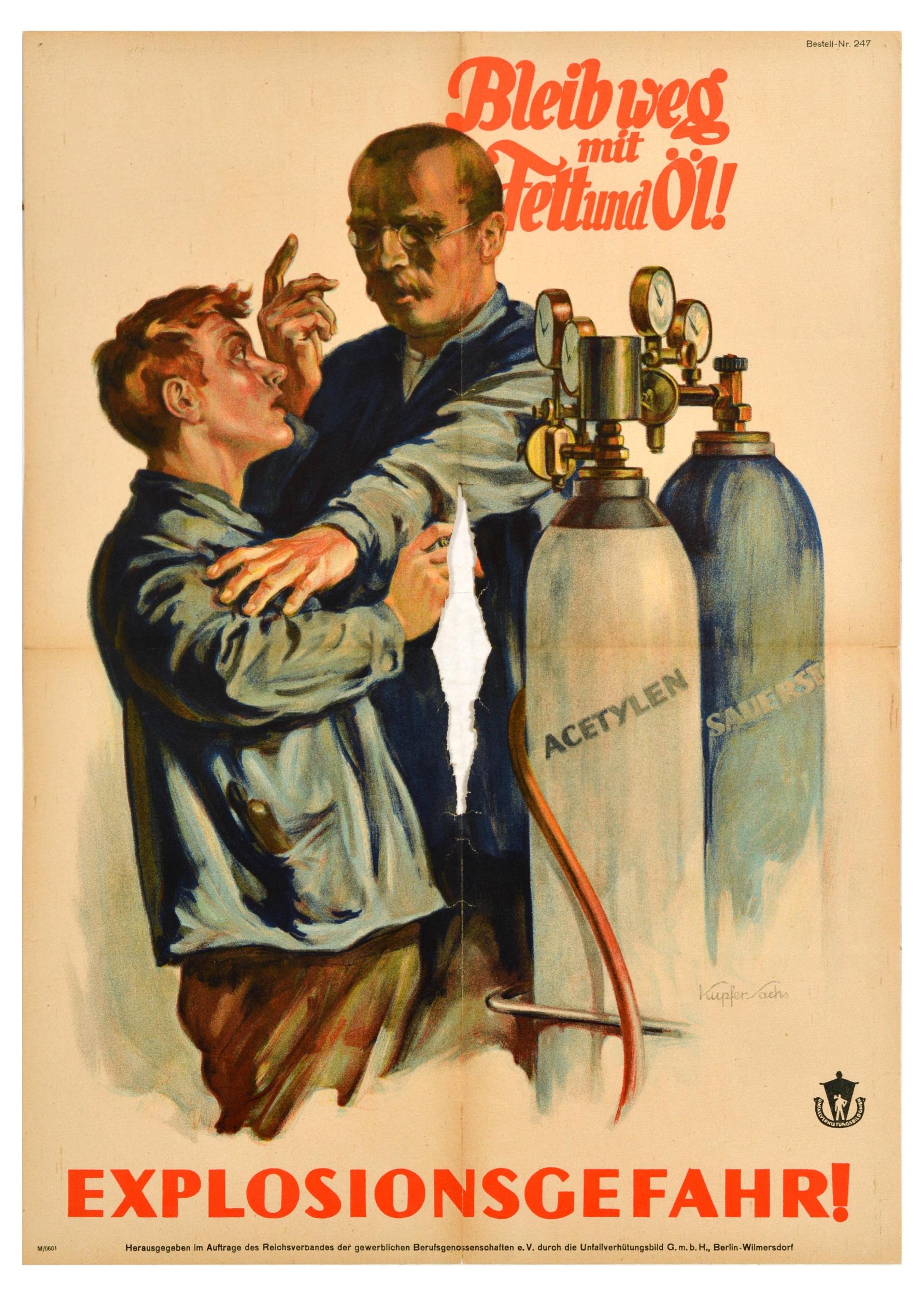 Propaganda Poster Set Work Road Traffic Safety Germany. Set of 5 ...
