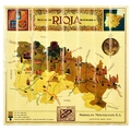 Advertising Poster Rioja Vineyard Map Wine Spain Cellar. Original ...
