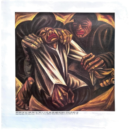 INDIAN DESPAIR – PRINT BY NATIONAL GALLERY OF MODERN ART – BY SATISH ...