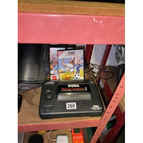 Sega mega drive system 2 & games -untested