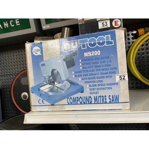 Nutool compound mitre saw