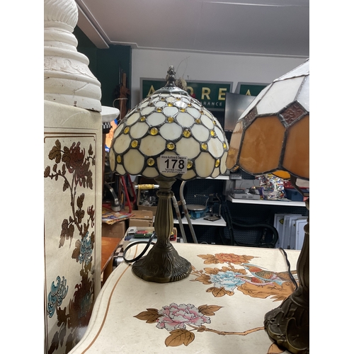 Small Tiffany style table lamp