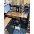 Treadle singer sewing machine