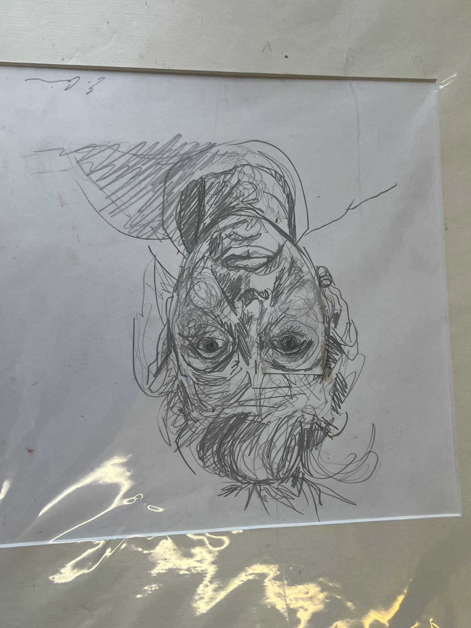 John Rosser 2017 signed abstract gouache together with a selection of ...