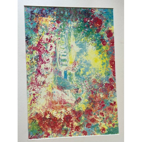 John Rosser 2017 signed abstract gouache together with a selection of ...