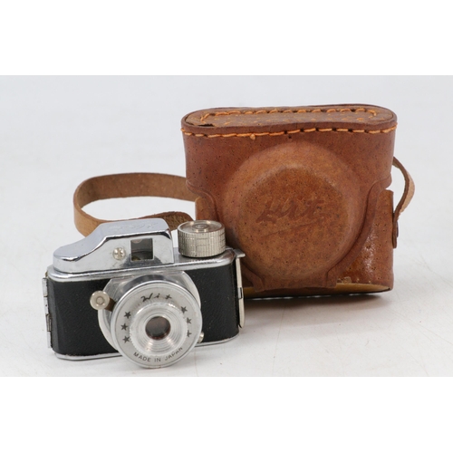 Vintage cased miniature hit film camera