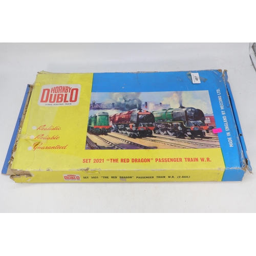 Hornby Dublo Set 2021 The Red Dragon comprising track, engine and two ...