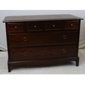 A Stag Minstrel 4 over 2 low chest of drawers measuring approx. 107w x ...