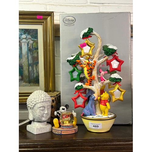 Disney Exclusives Winnie the Pooh (missing one ear) photo tree and a ...