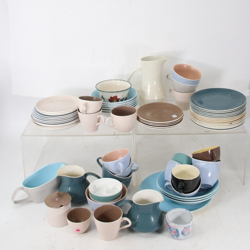 Box of assorted Poole Pottery table ware