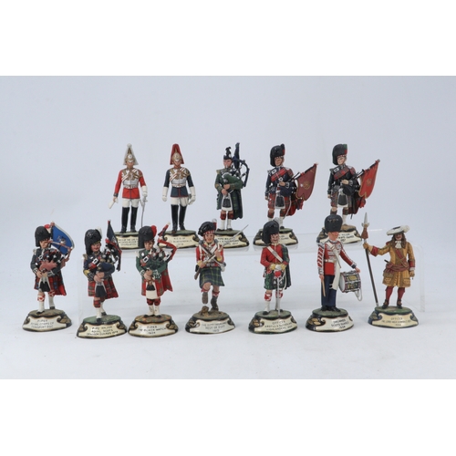Selection of Charles Stadden military hand painted metal figures.