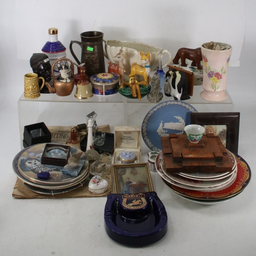 Quantity of assorted sundries to include collectors plates, Spode ...