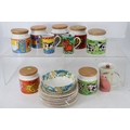 Collection of Dunoon storage jars, plates and mugs etc