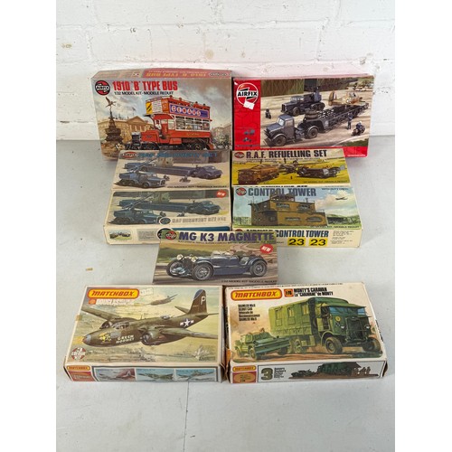 8 boxed model kits, unchecked to include Airfix and Matchbox as follows ...