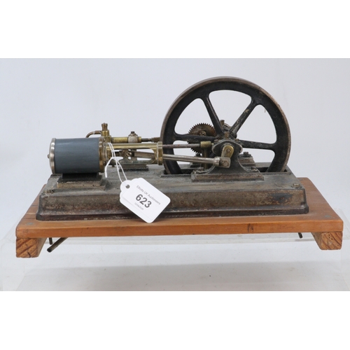 Vintage mechanical steam engine
