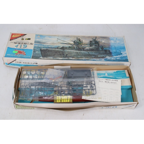 Nichimo U Boat Wolf Pack with a Nichimo Japanese vessel submarine Model ...