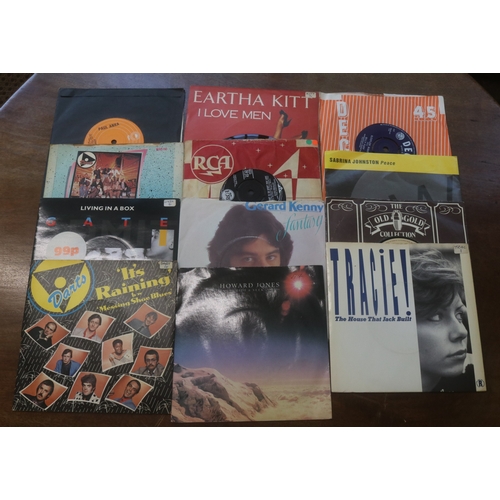 Selection of assorted vintage 45 singles / records