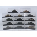 14 diecast tanks