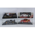Scalextric C125 Porsche, TVR speed 12, Beetle and Ligier JS11