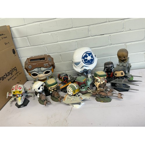 Quantity of unboxed Funko Pops Star Wars to include large Babu Frik ...